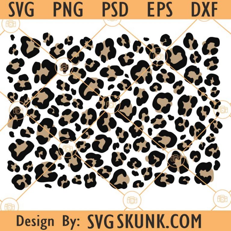 Seamless leopard print texture svg, Seamless leopard spots svg, Leopard ...