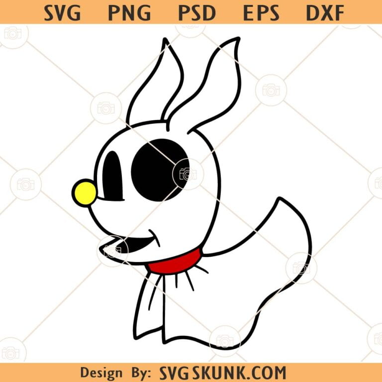 Baby Zero svg, Nightmare before Christmas zero SVG, Nightmare before ...