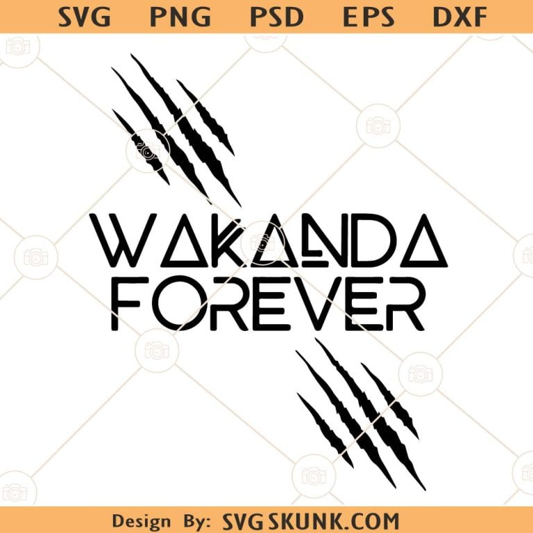 Wakanda Forever SVG, Panther scratch svg, Black Panther svg, Wakanda ...