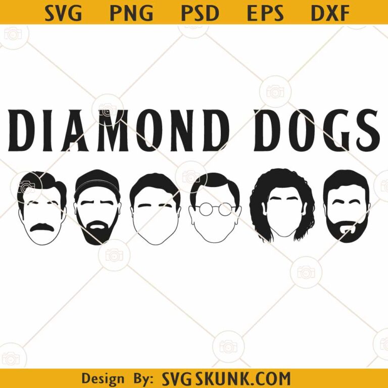 Diamond Dogs SVG, Richmond Lasso Kent SVG, Diamond Dogs New Album SVG