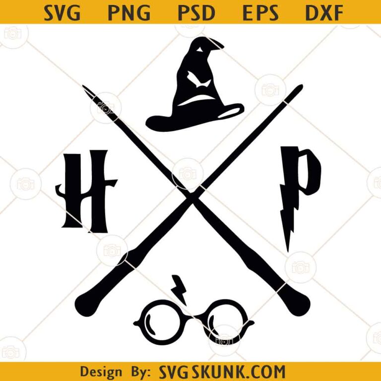 Magic Wizard Harry Potter Svg, Magic and Wizard Svg, Harry Potter Svg