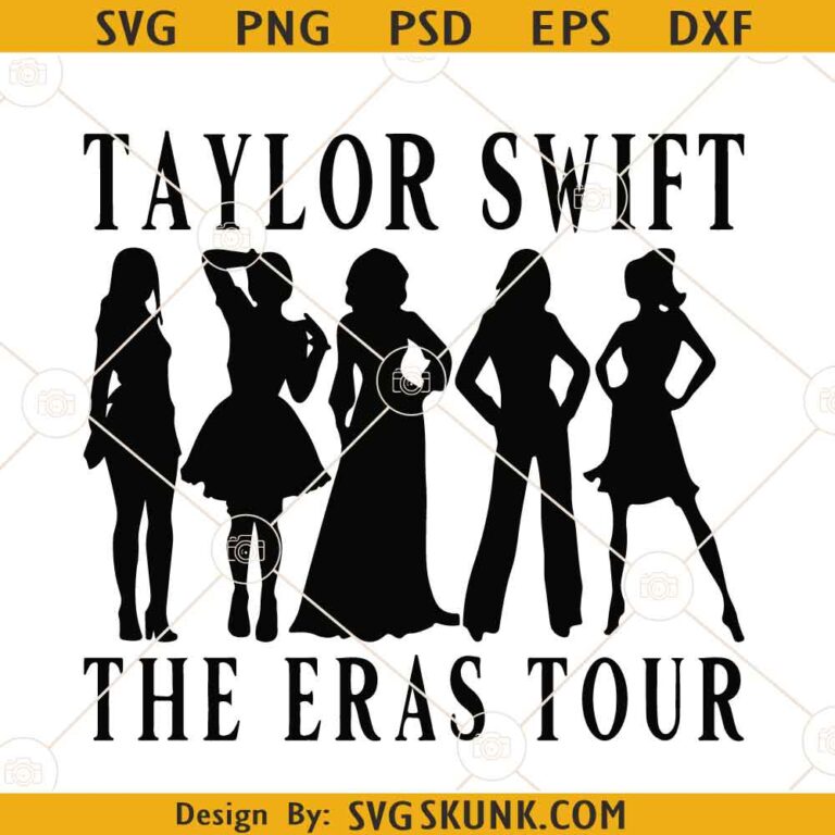 Taylor Swift The Eras Tour SVG, Taylor Swift Album SVG, The Eras Tour SVG