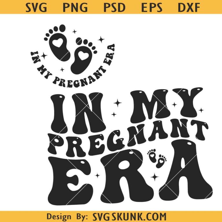 In my pregnant Era svg, pregnancy announcement svg, mom to be svg