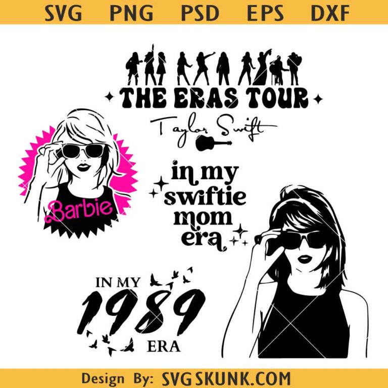 Taylor Swiftie Svg Bundle, Swiftie Est 1989 Svg, In My Swiftie Era Svg ...