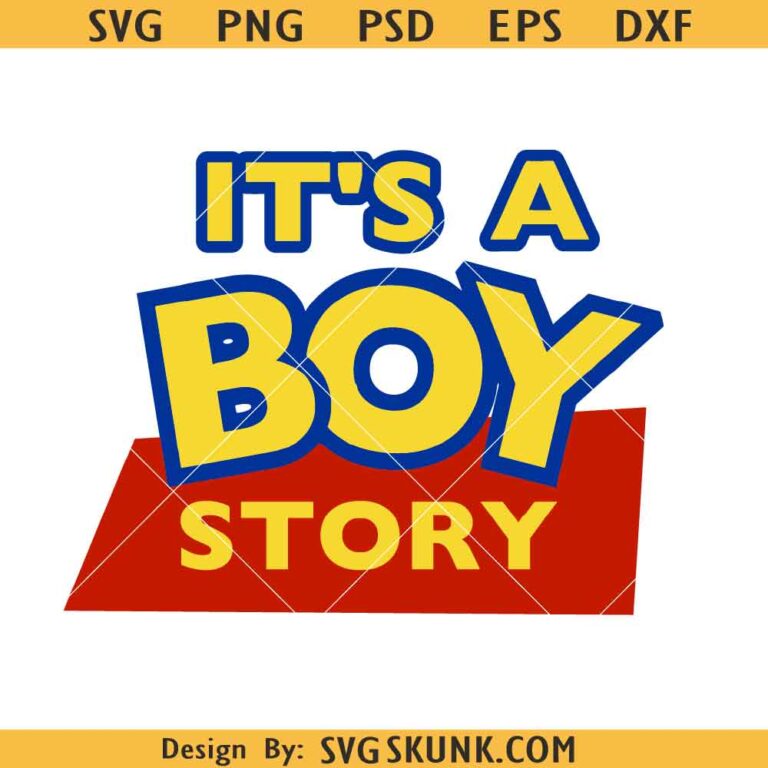 It’s a boy Story Toy Story svg, it’s a Boy Story, Baby Shower svg, Toy ...