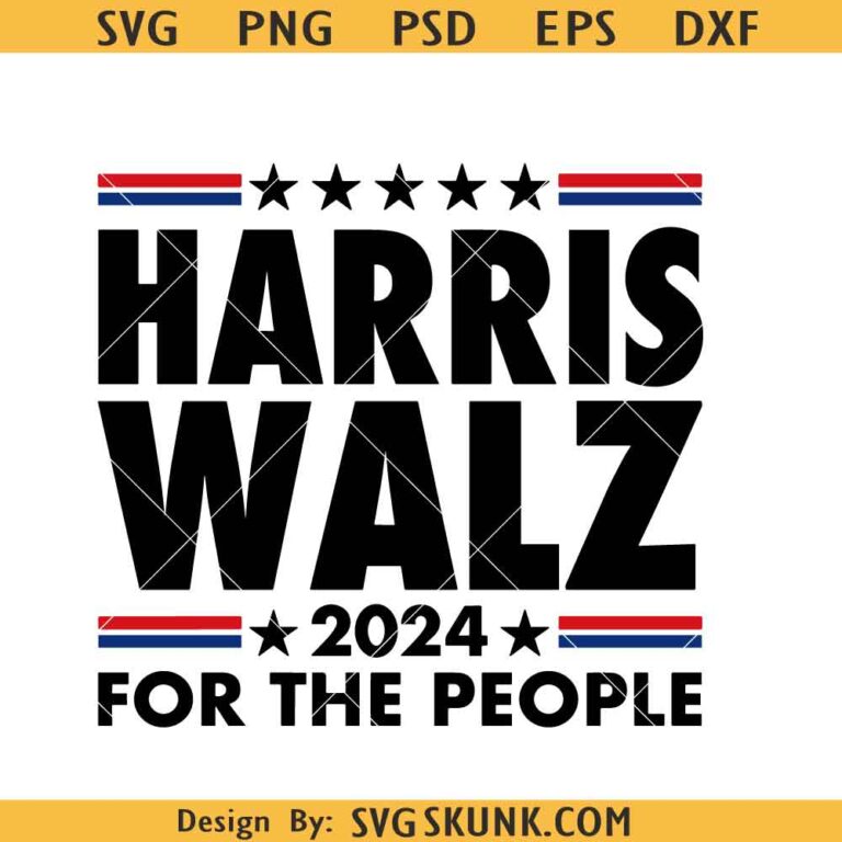 Harris Walz for the people SVG, Tim Walz svg, Kamala Harris for ...
