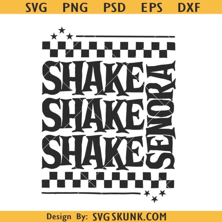 Shake Shake Shake Senora SVG, Beetlejuice SVG, Sandworm Beetlejuice SVG