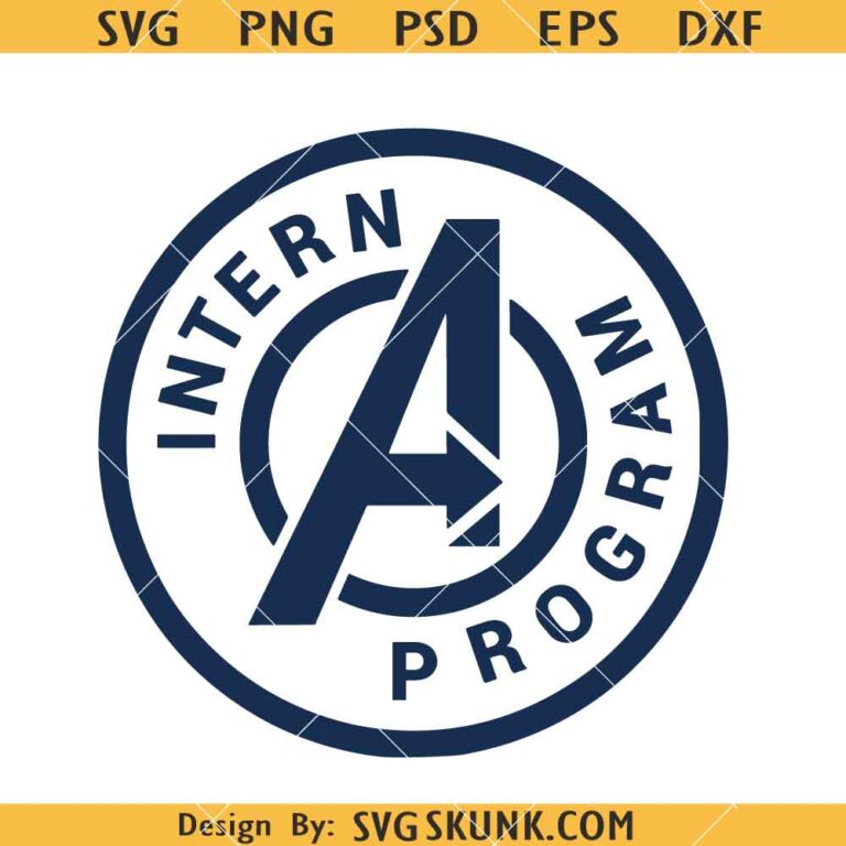 Avengers Intern Program SVG, Marvel Superheroes Svg, Avengers Logo Svg