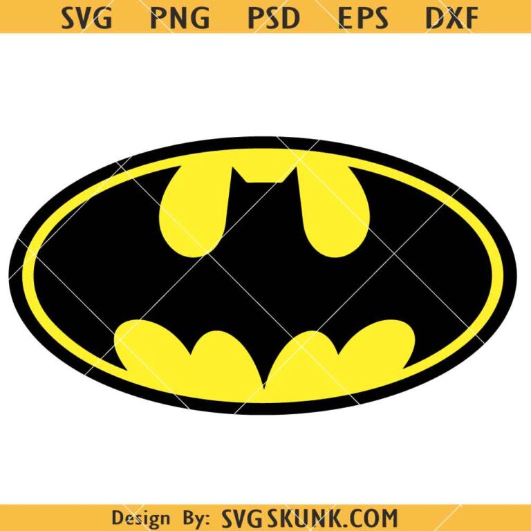 Batman logo SVG, Batman Symbol SVG, Batman Silhouette SVG