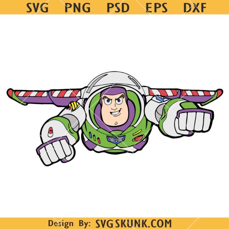 Buzz Lightyear SVG Layered, BuzzLightyear Clipart SVG, Buzz Lightyear ...