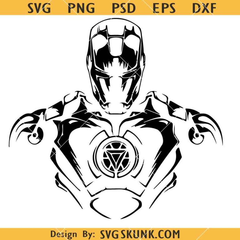 Iron man silhouette SVG, Iron Man Svg, Avengers Svg, Tony Stark Svg