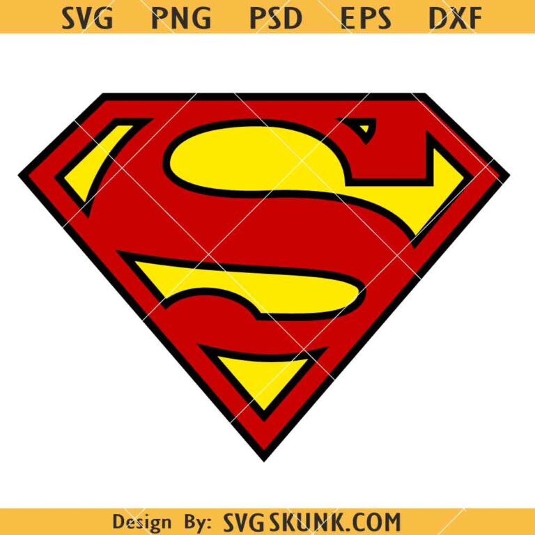 Superman logo SVG, Superman Emblem SVG