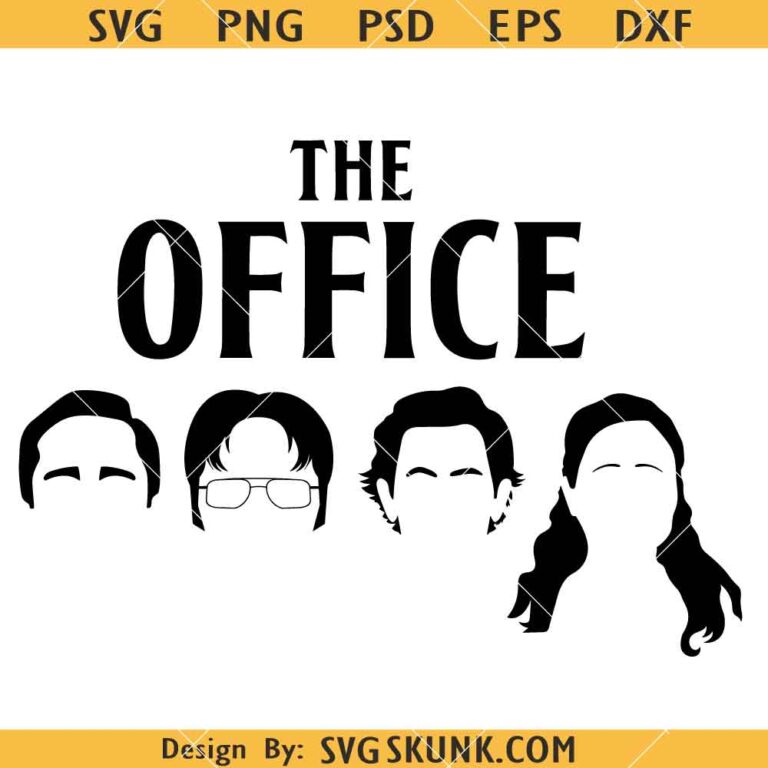 The office Characters SVG, Tv Show Svg, michael scott svg