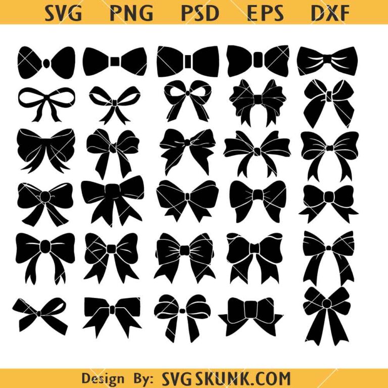 Bow Tie Bundle SVG, Bow Tie SVG, Bow Tie Clipart SVG