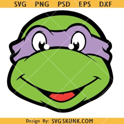Ninja Turtle Head SVG, Teenage Mutant Ninja Turtles Svg
