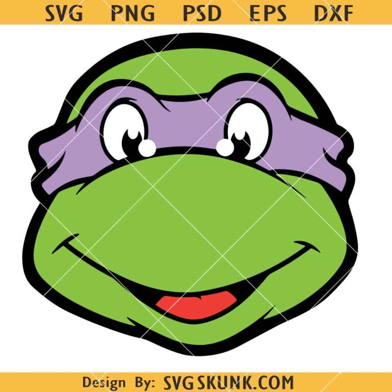 Ninja Turtle Head SVG, Teenage Mutant Ninja Turtles Svg