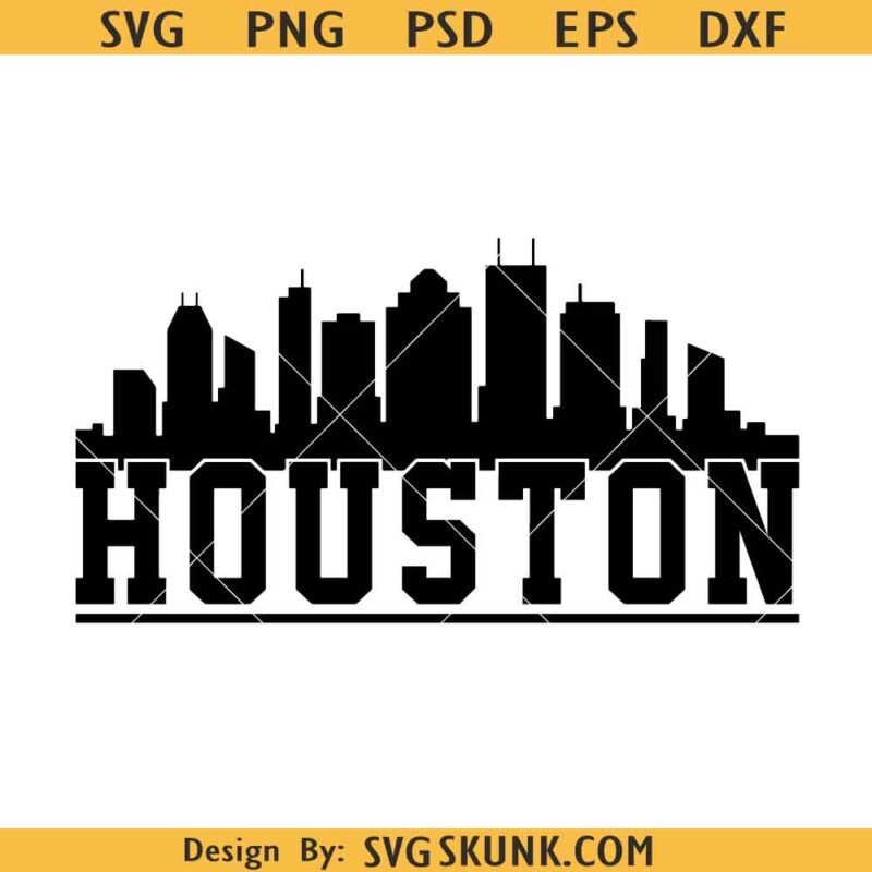 Houston Skyline Svg, Houston SVG, Houston City SVG