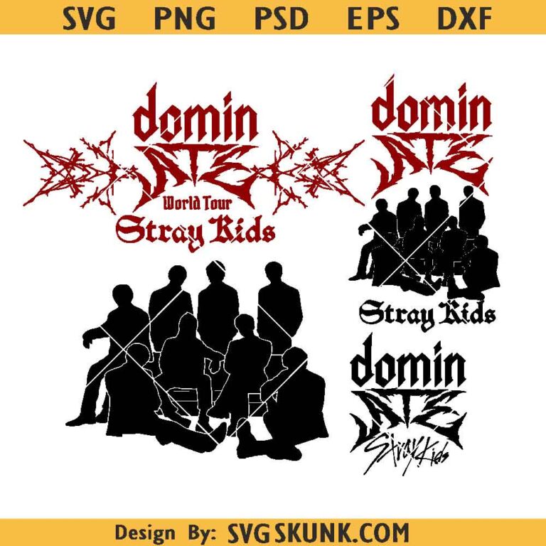Stray kids dominATE tour SVG, Kpop Stray Kids PNG, Stray Kids SVG