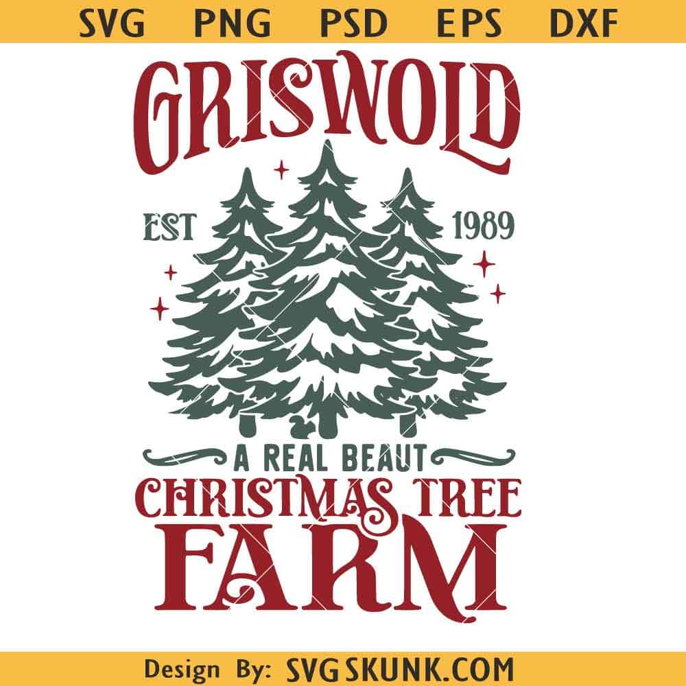 Griswold Christmas Tree Farm SVG PNG, Clark Griswold svg png, Christmas ...