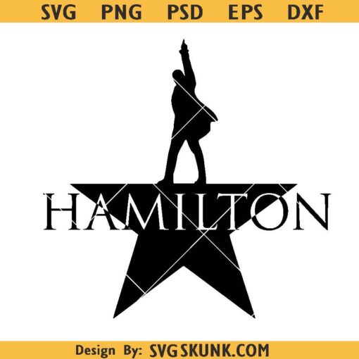 Hamilton Logo for Cricut, Alexander Hamilton svg, Hamilton musical svg