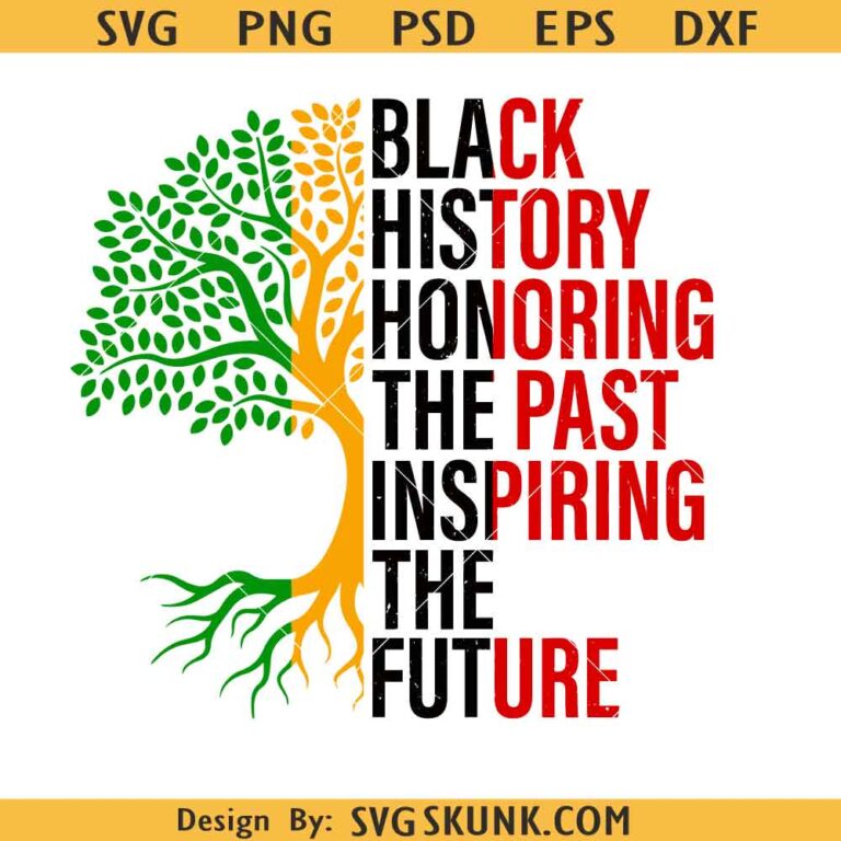 Black History Honoring Pride Tree SVG, Black History Month Tree SVG ...