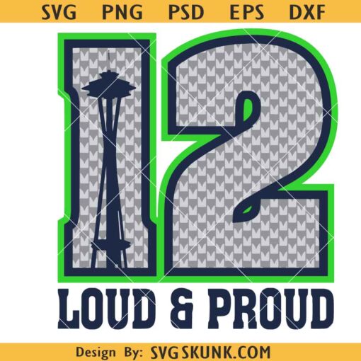 Seattle Football 12th Man PNG SVG, Seahawks Nation Svg, Seattle ...