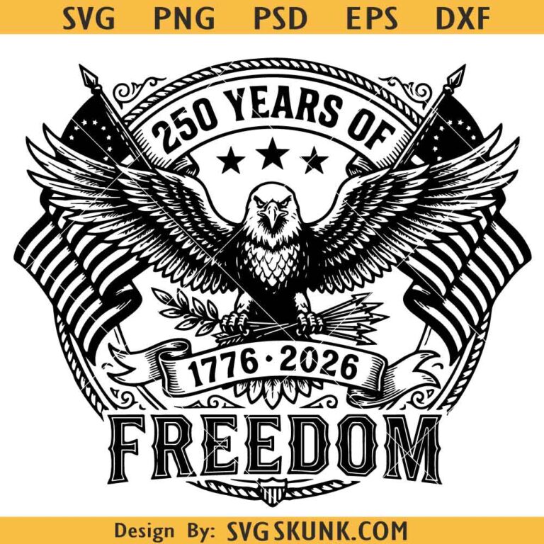 America 250th Anniversary Svg, 250th Anniversary American Flag Eagle ...